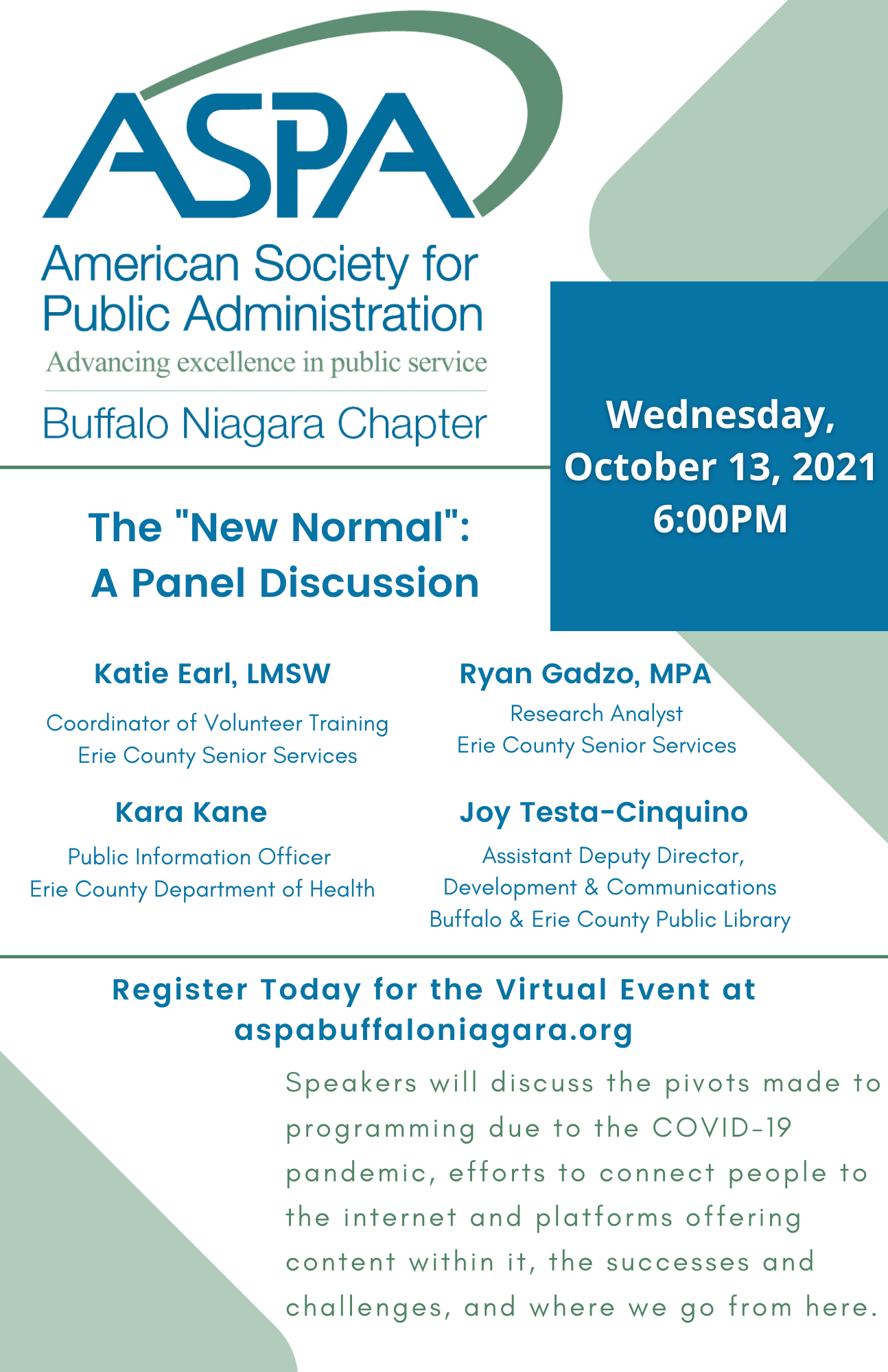 News/Upcoming Events – ASPA Western New York Chapter